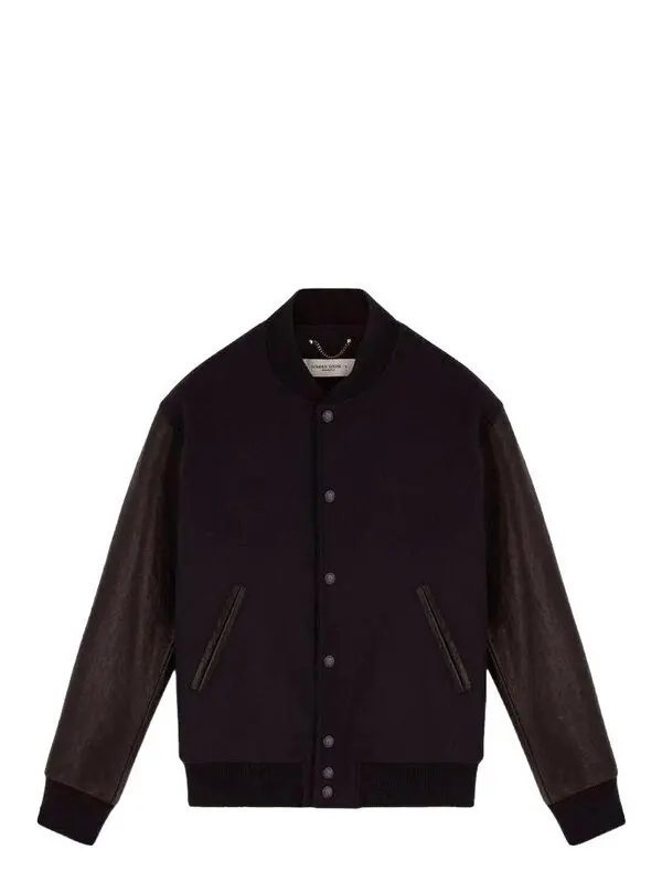 GOLDEN GOOSE Panelled Bomber Jacket - Black