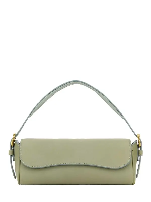JM DAVIDSON Bonny Leather Shoulder Bag - Gray
