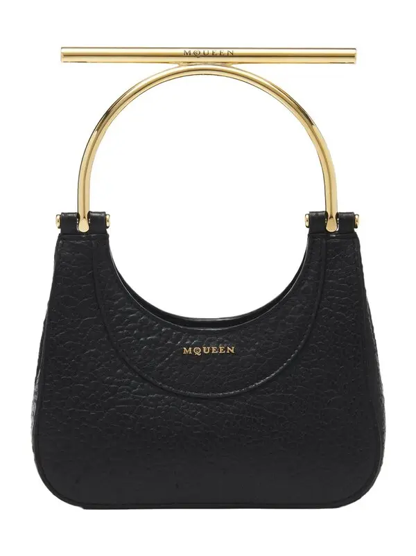 Alexander McQueen Cross-bar Mini Tote Bag - Black