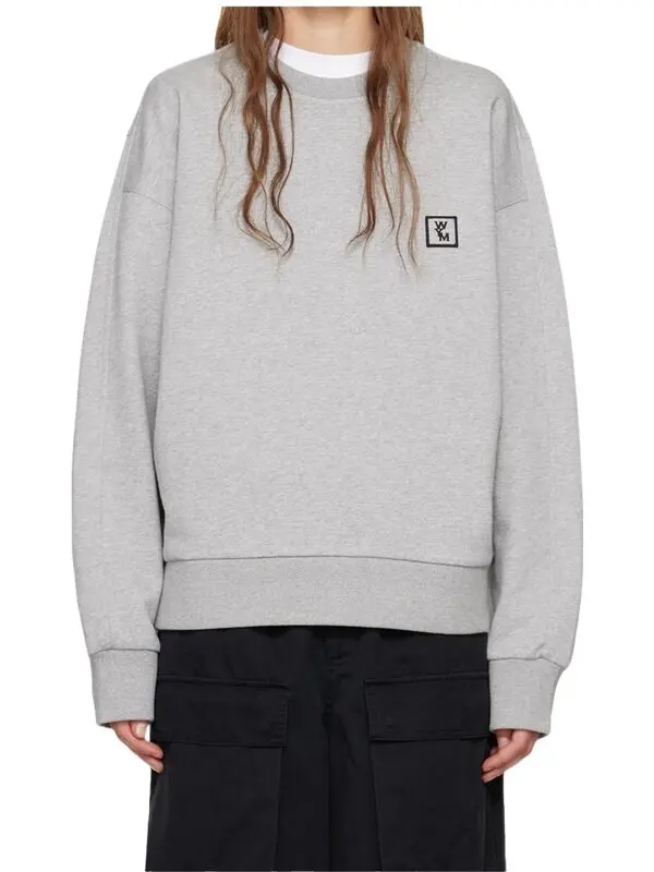 WOOYOUNGMI Long-sleeved Pullover - Grey