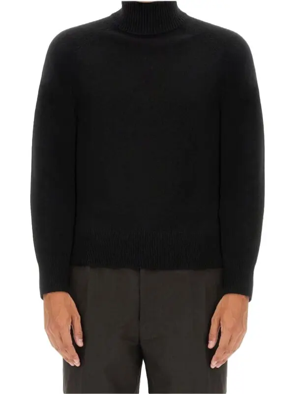 Dries Van Noten Long-sleeved Roll-neck Jumper - Black