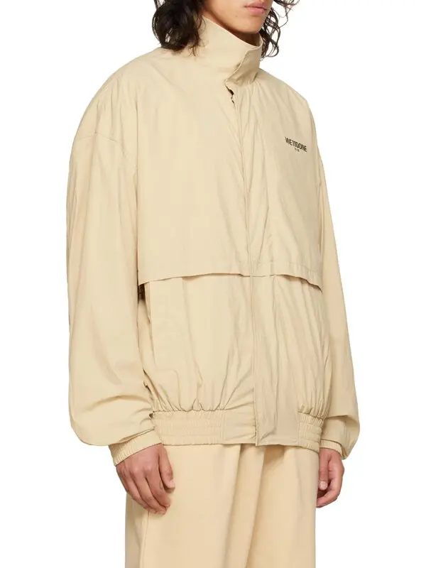 We11Done Logo Casual Jacket - Nude