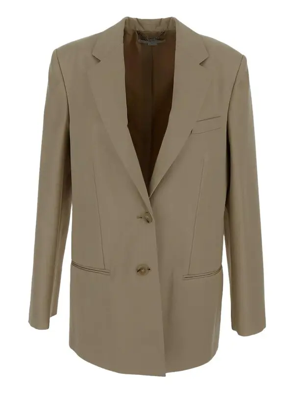 Stella McCartney Single-breasted Tailored Blazer - Brown
