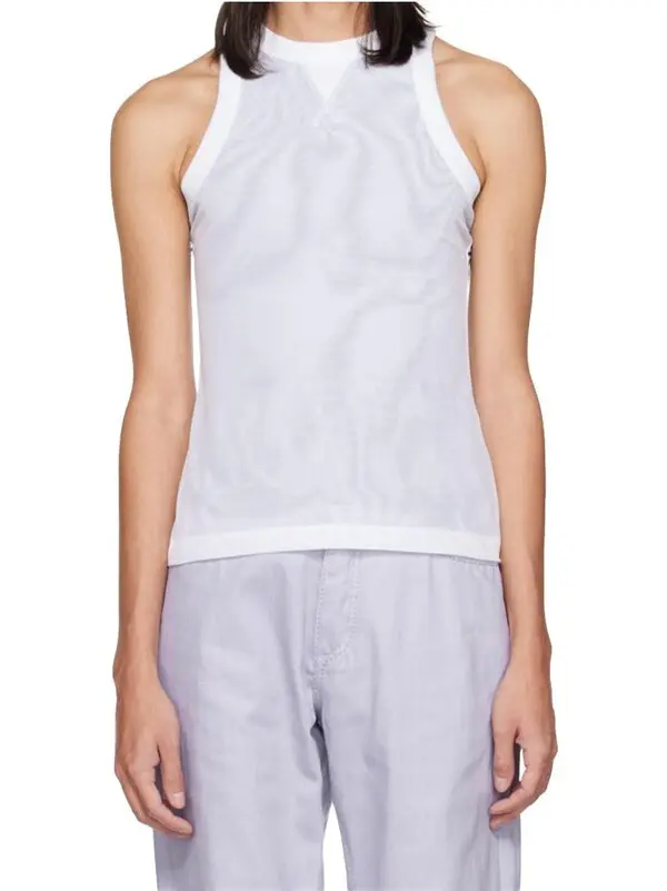 Eytys Ribbed Knit Vest - White