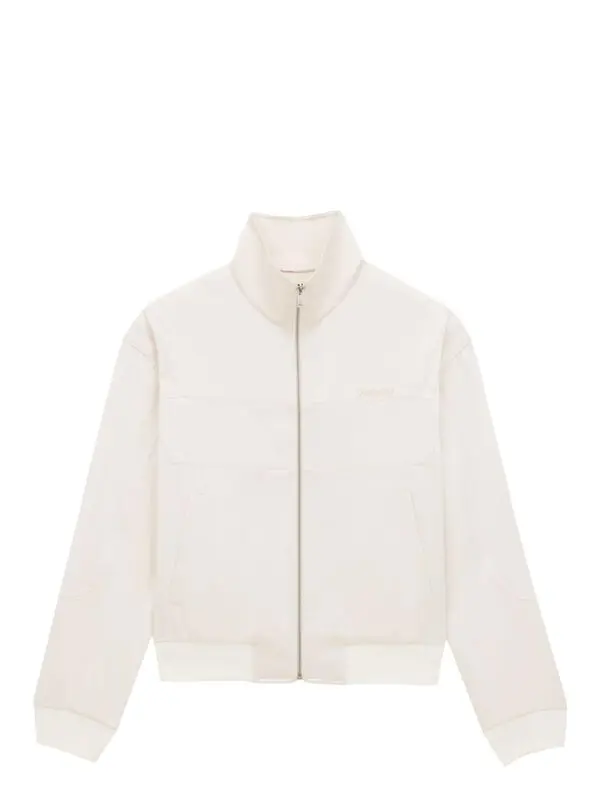 Saint Laurent Teddy Jacket In Satin - Off-white