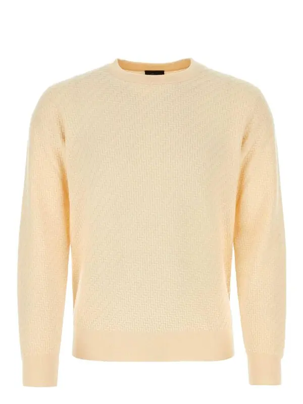 Brioni Long-sleeved Sweater - Nude