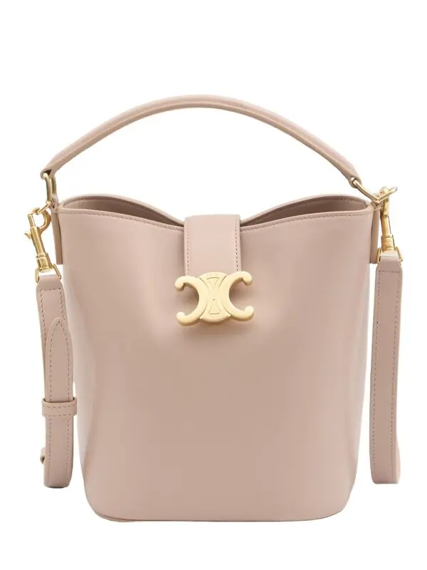 Celine Magnetic Buckle Shoulder Bag - Pink