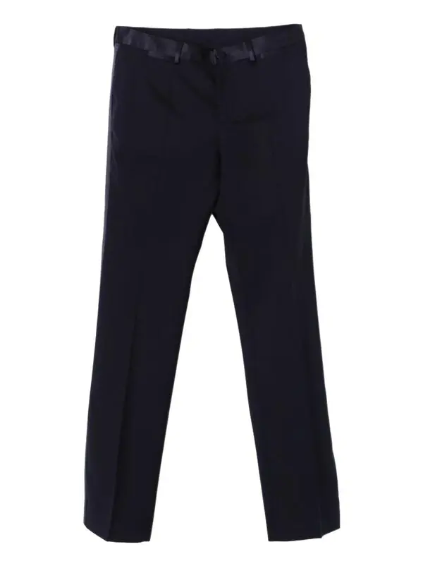 Dolce & Gabbana Straight-leg Chino Trousers - Black