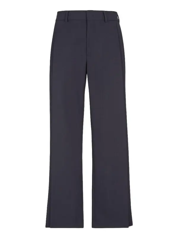 Fendi Wide Leg Tailored Trousers - Blue