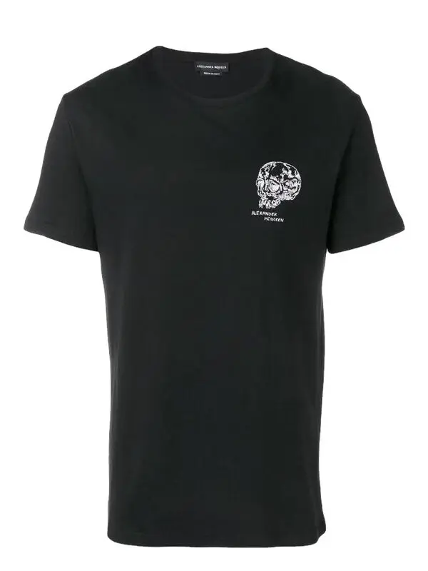 Alexander McQueen Open-necked Shirt - Black