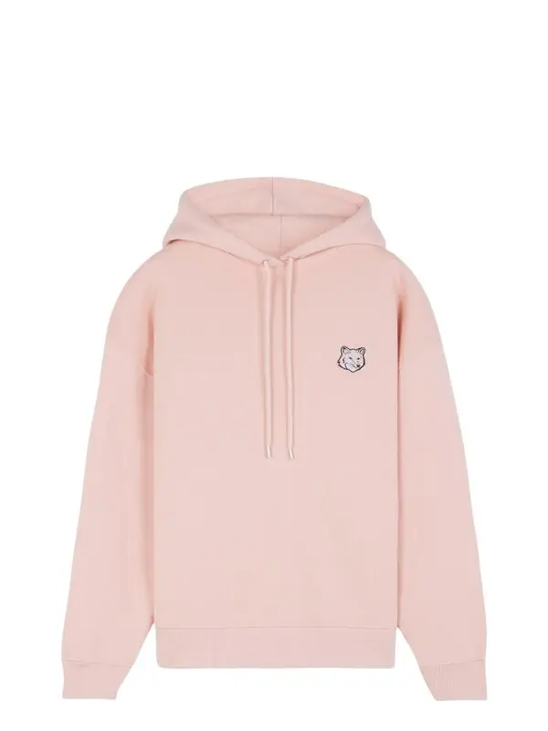 Maison Kitsuné Fox Head Patch Hoodie - Ranch Rose