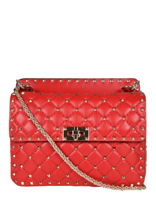 Valentino Garavani Rockstud Spike Handbag - Red