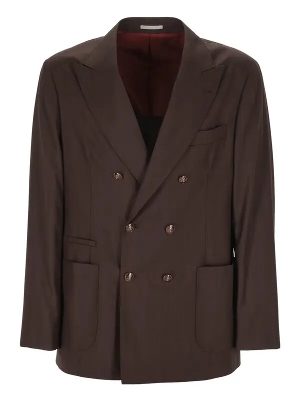 Brunello Cucinelli Virgin-wool Blazer - Black