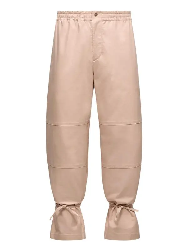 Moncler X Gilga Farm Donald Glover Cotton Gabardine Trousers - Peach Pink