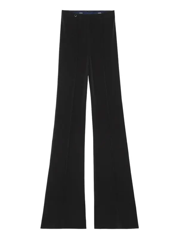 Jacquemus Le Pantalon Apollo Flared Trousers - Black