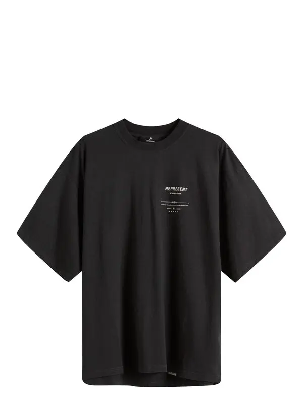 REPRESENT Revere Manor Graphic Printed T-shirt - Black