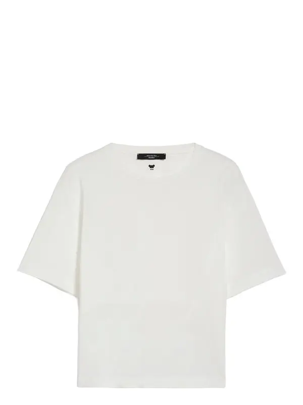 Max Mara Logo Detail T-shirt - White