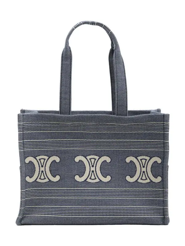 Celine Cabas Thais Tote Bag - Blue/beige