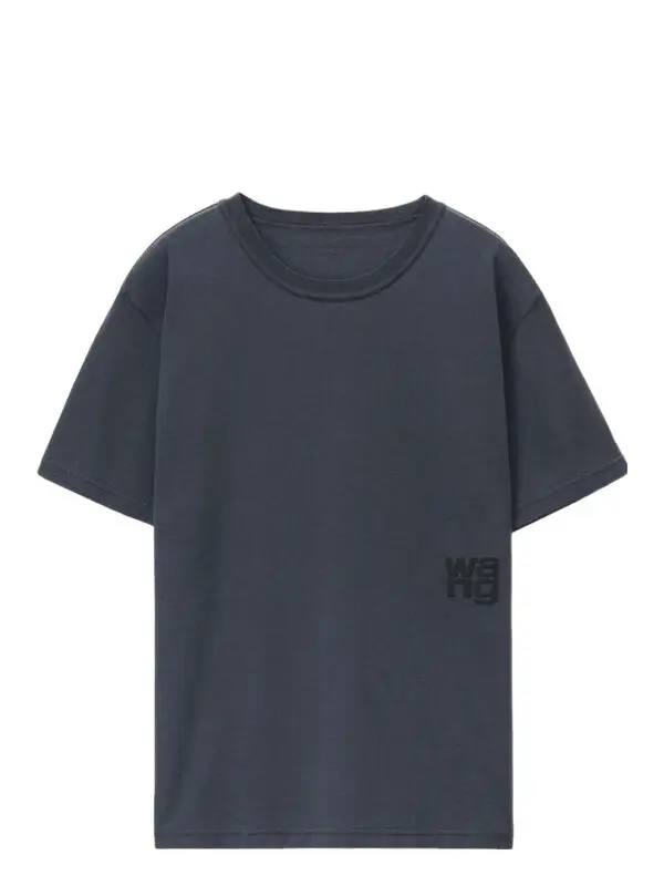 Alexander Wang Crewneck Short-sleeved T-shirt - Gray