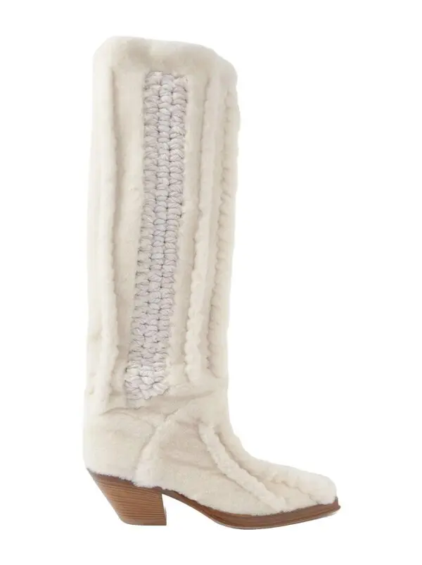 Gabriela Hearst Joseph Knee-high Boots - Ivory