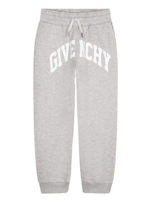 Givenchy Logo-print Fleece Track Pants - Grey