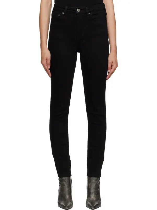 Ksubi High Waisted Jeans - Black