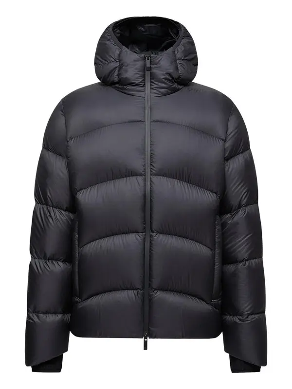 Moncler Fulcran Zip-up Hooded Down Jacket - Black