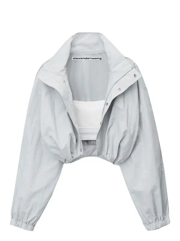 Alexander Wang Bolero Track Jacket - Gray