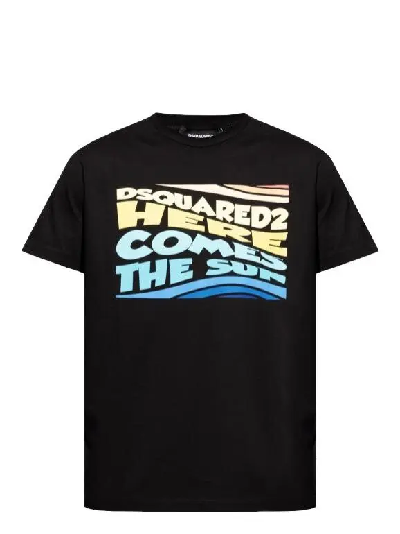 Dsquared2 Logo-printed Crewneck T-shirt - Black