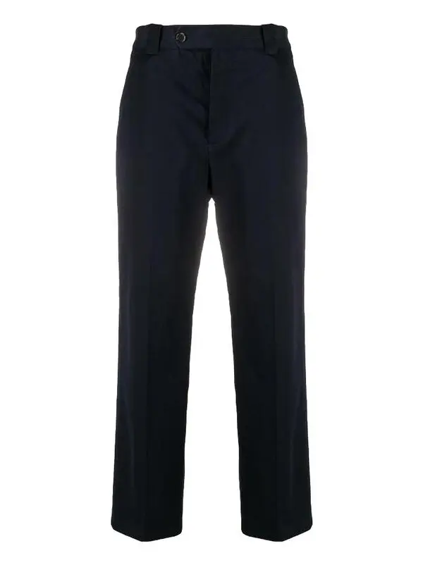 Kenzo Ankle-exposed Tailored Trousers - Black