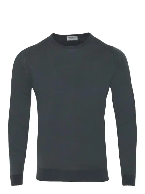 John Smedley Lundy Crew Neck Knitwear - Black