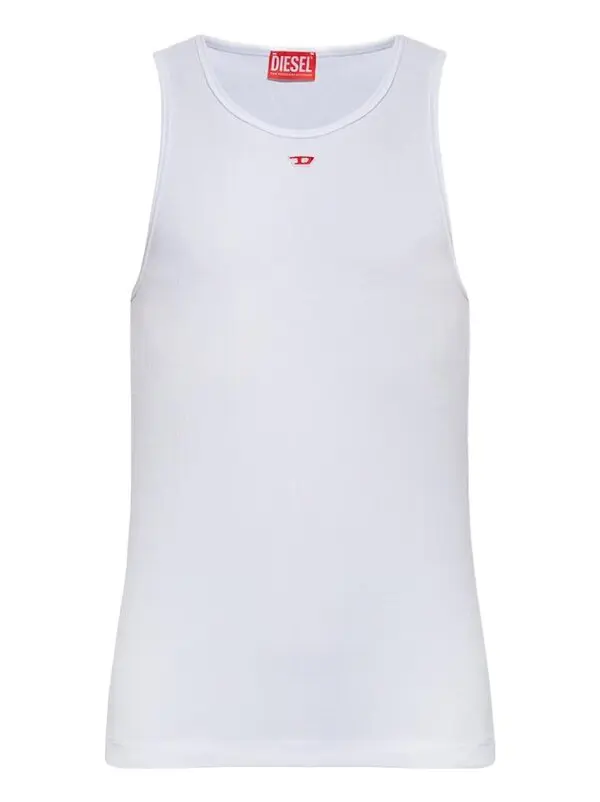 DIESEL® Logo Embroidered Vest - White