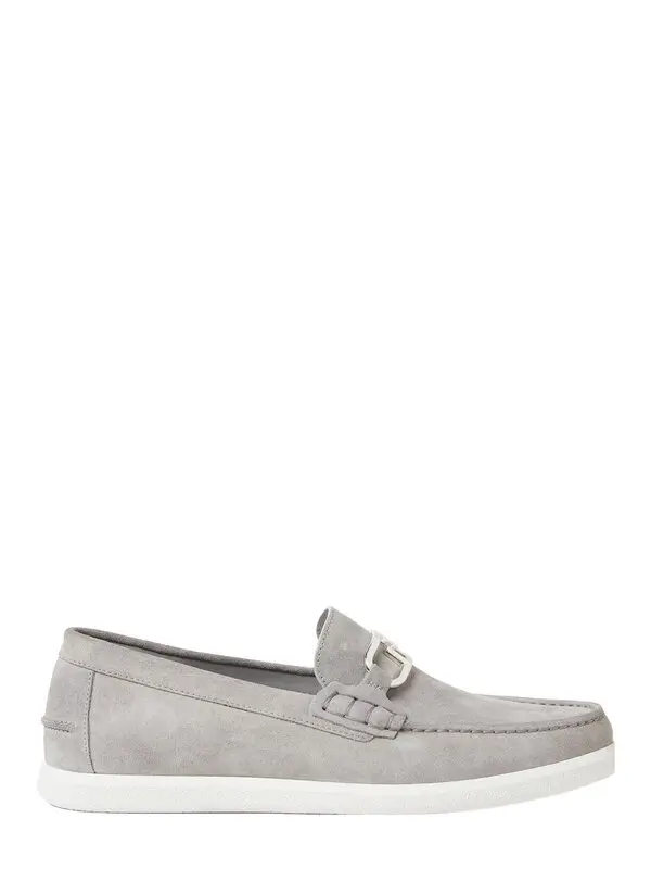 Fendi O'lock Loafers - Grey