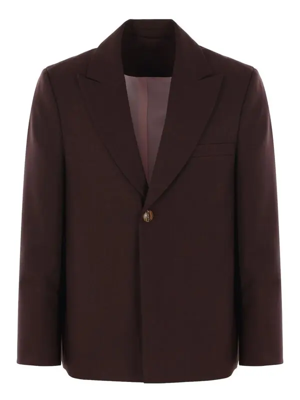 Séfr Peak Lapels Blazer - Black