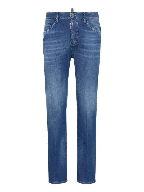 Dsquared2 Straight Leg Jeans - Blue
