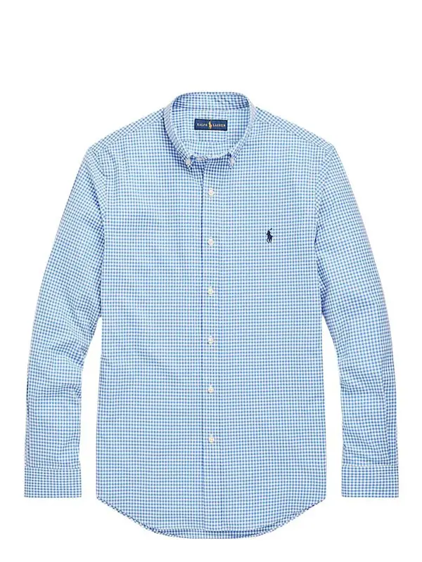 Polo Ralph Lauren Pony Embroidered Checked Shirt - Blue
