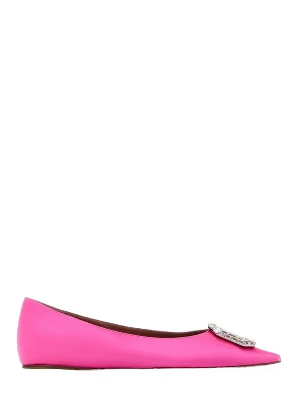 Amina Muaddi Camelia Ballet Flats - Pink