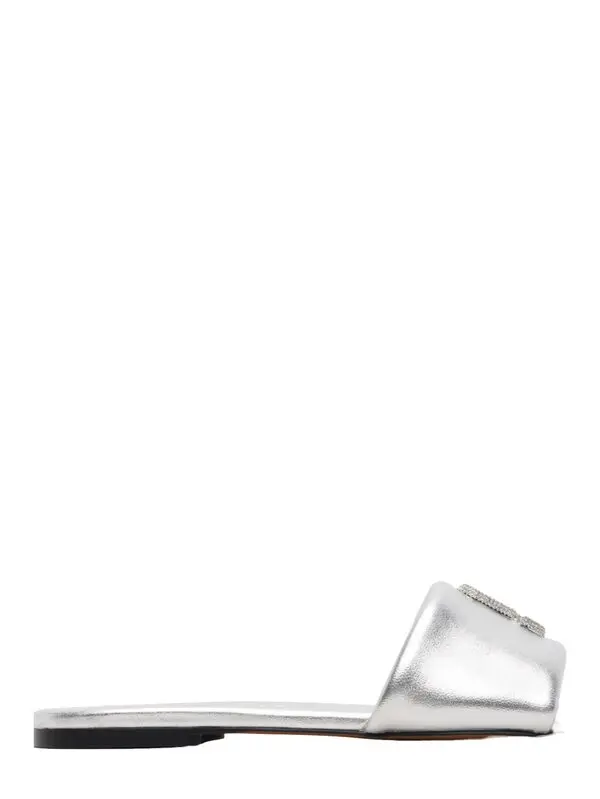 Marc Jacobs Logo Flat Sandals - White