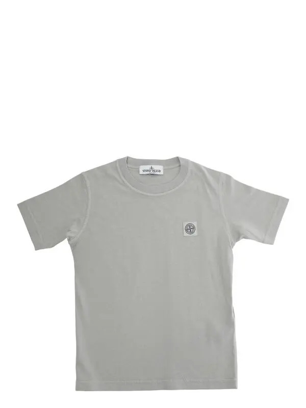 Stone Island Logo Patch T-shirt - Dusty Gray