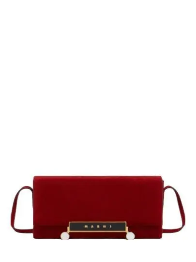 Marni Vhs Ew Clutch Bag - Red
