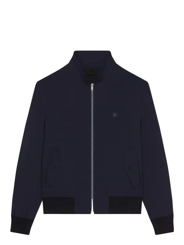 Givenchy Stand Collar Zipped Jacket - Night Blue