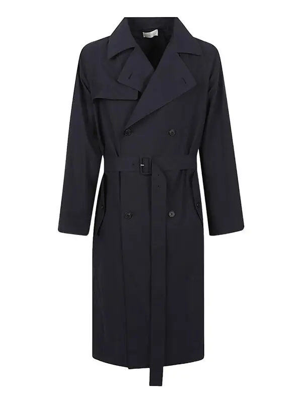 THE ROW Long Sleeve Trench Coat - Black