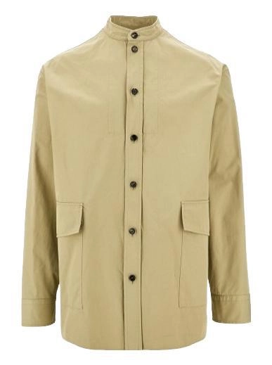 Bottega Veneta Light Twill Overshirt - Flint