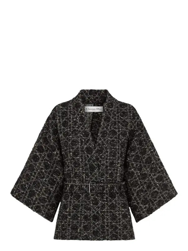 Dior Belted Palto Jacket - Black