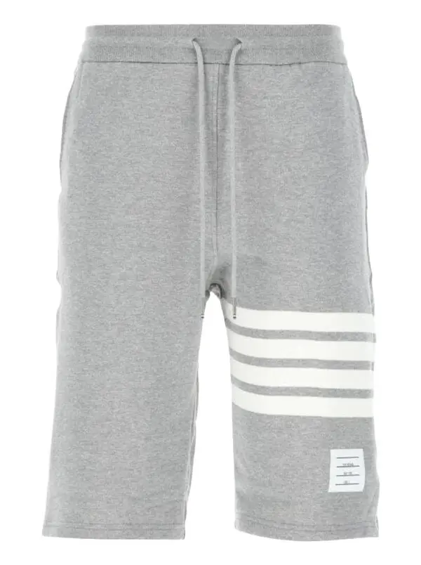 Thom Browne 4-bar Bermuda Shorts - Light Gray