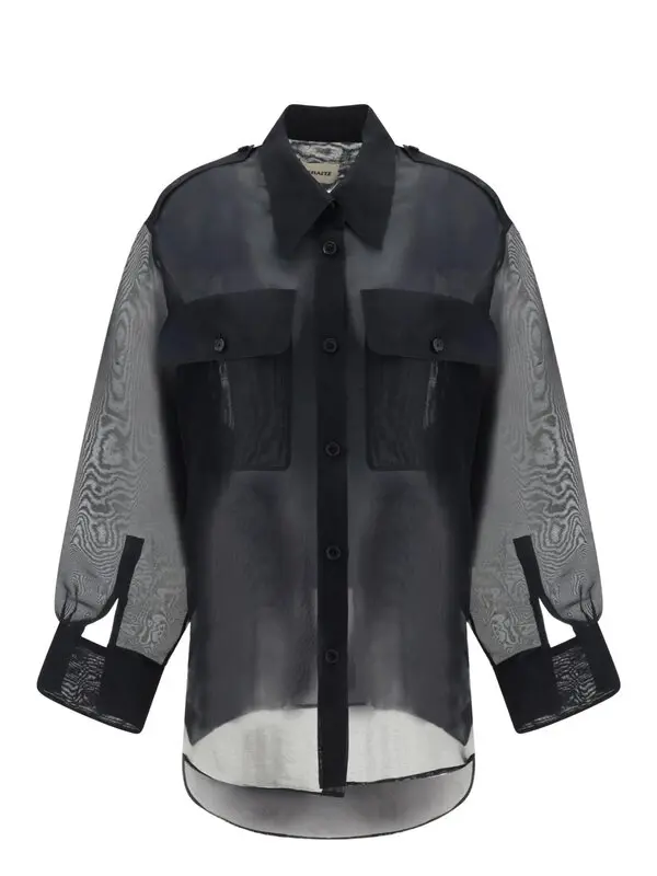 Khaite The Missa Button-up Shirt - Black