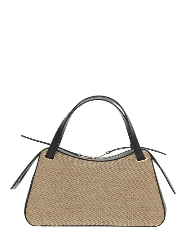 JIL SANDER Zip-up Shoulder Bag - Nude