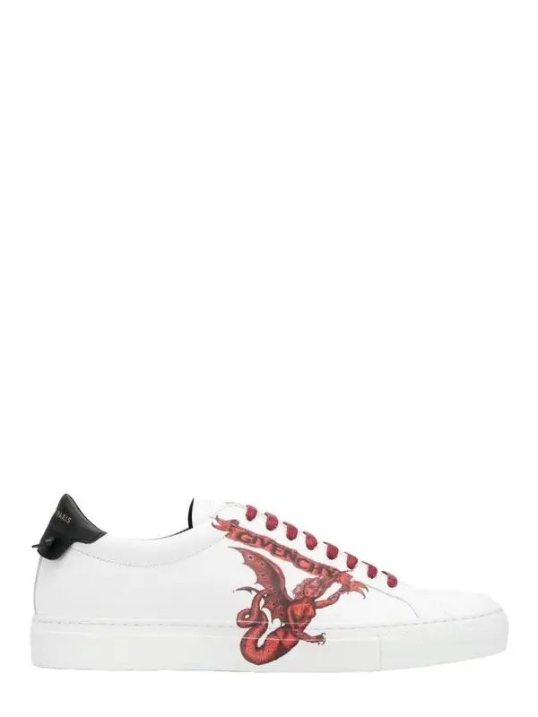Givenchy Printed Logo Casual Sneakers - White