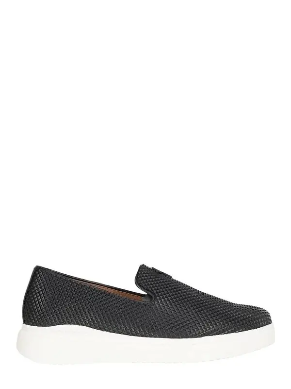 GIUSEPPE ZANOTTI Logo Casual Slip-on Sneakers - Black