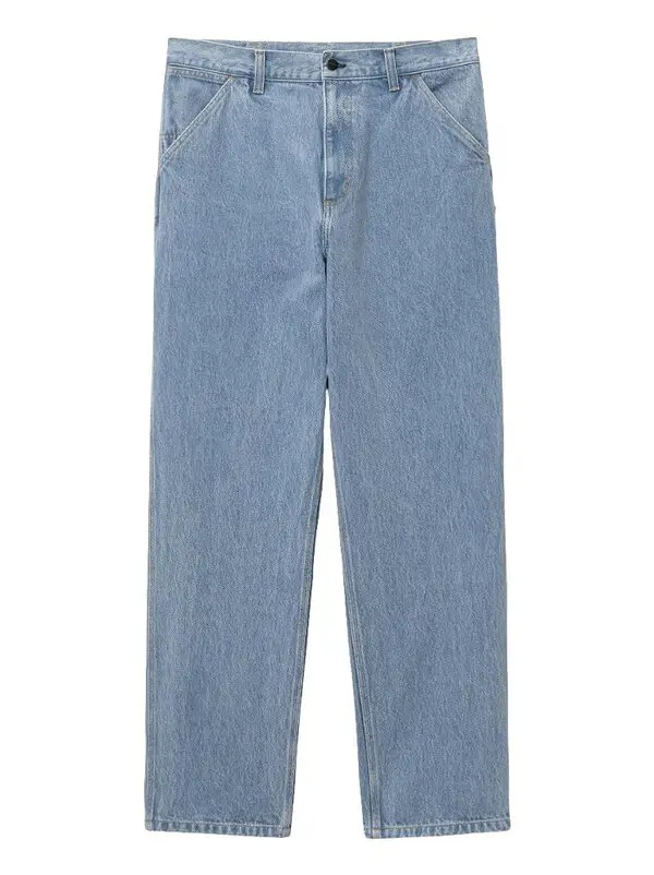 Carhartt Work In Progress Straight Leg Carpenter Jeans - Blue
